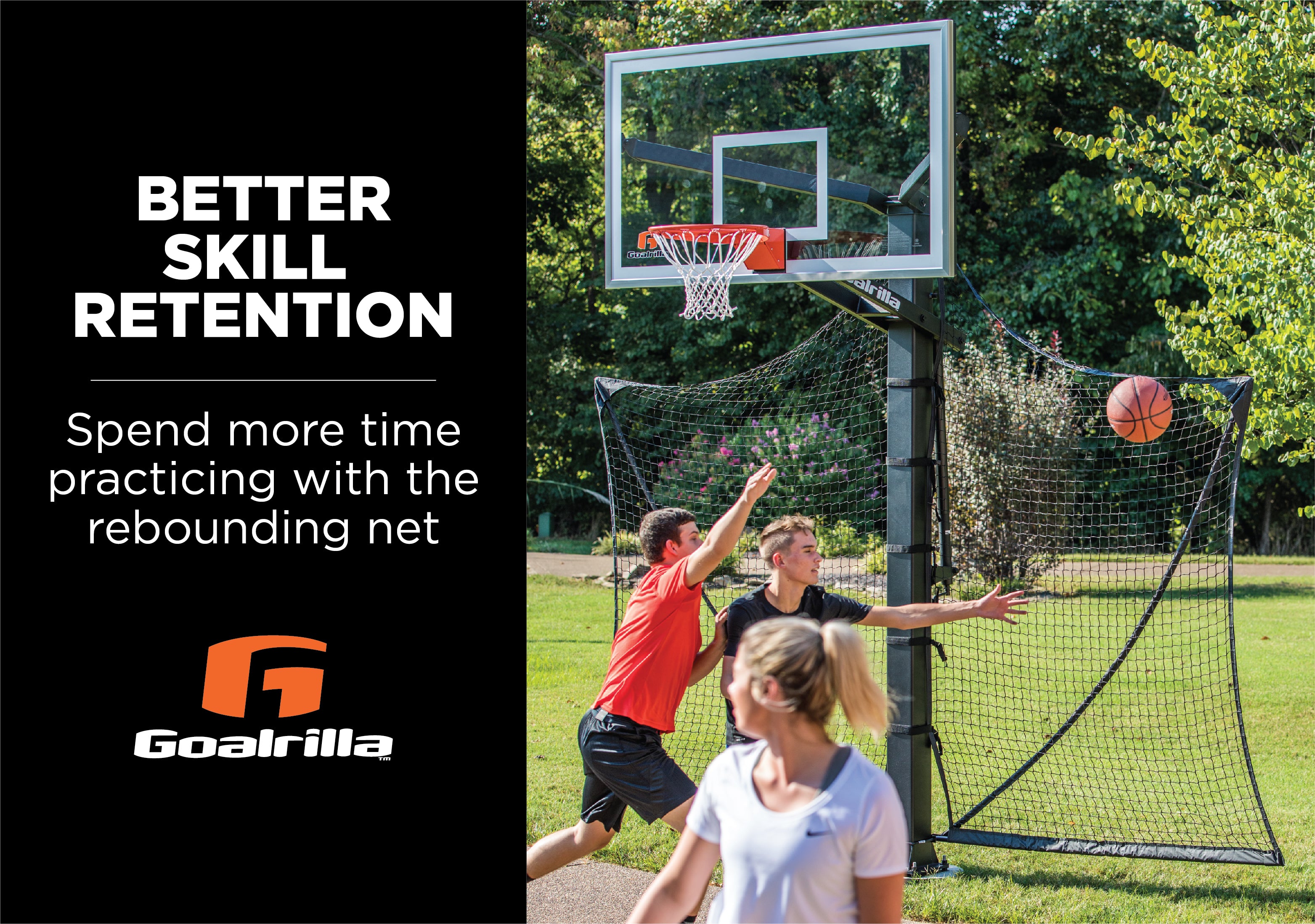 Goalrilla Basketball Yard Guard - Basketball Rebounder | Goalsetter