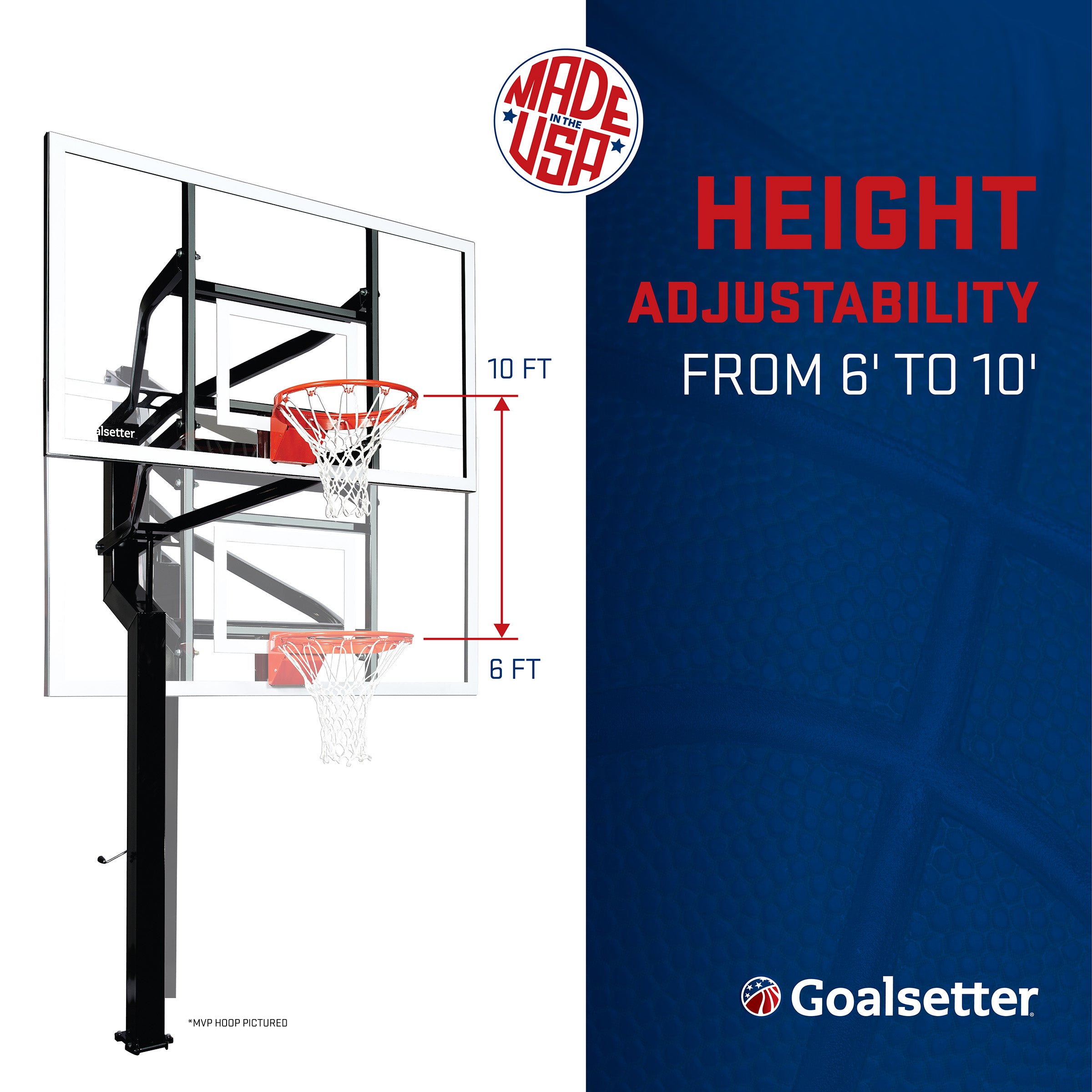 All-American 60 Basketball Hoop | Goalsetter