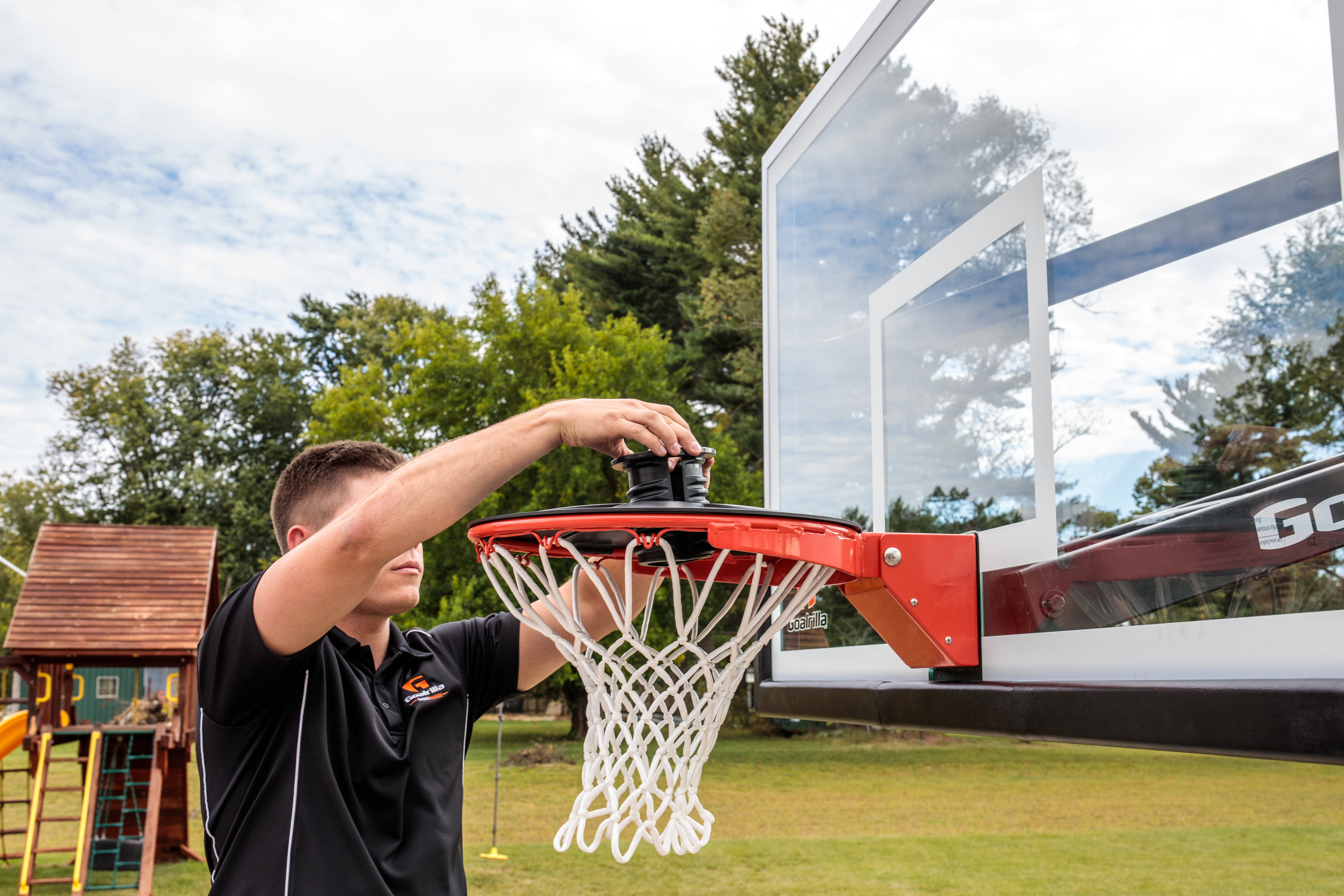 Basketball Rim Blocker - Basketball Hoop Lock | Goalsetter