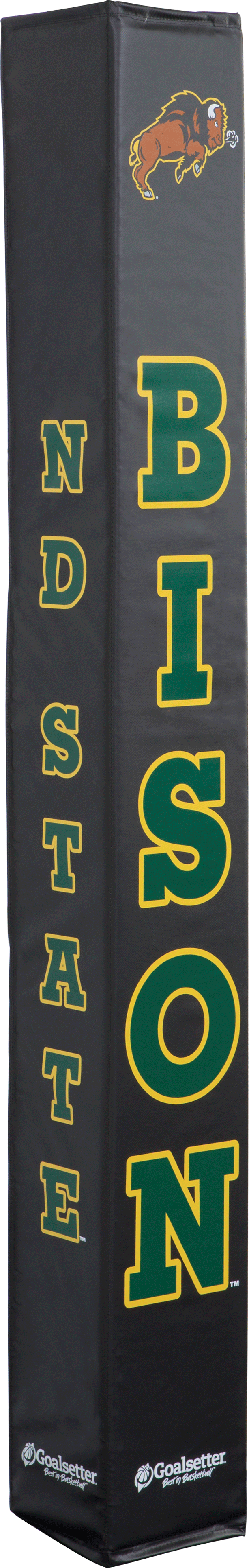 North Dakota State Basketball Bison Pole Pad - Black | Goalsetter