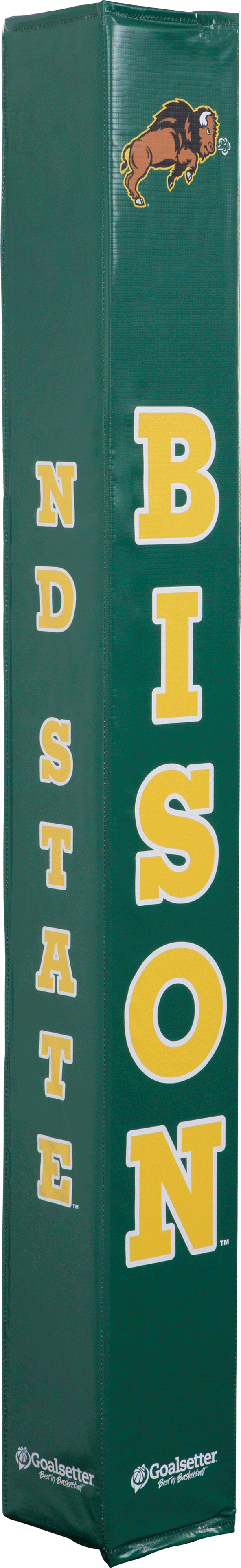 North Dakota State Bison Basketball Pole Pad - Green | Goalsetter