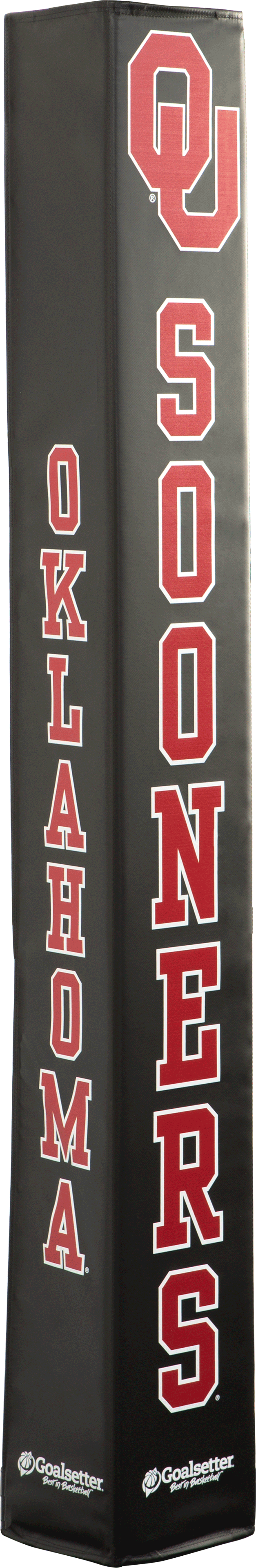 Oklahoma Sooners Basketball Pole Pad - Black | Goalsetter