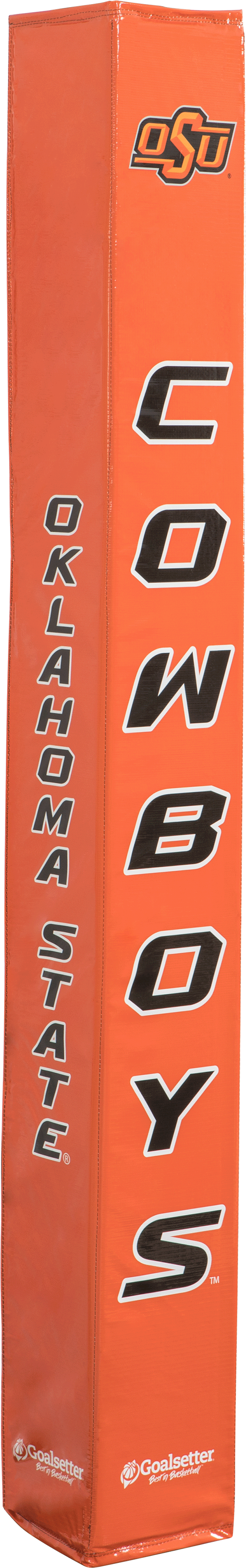 Oklahoma State Cowboys Basketball Pole Pad - Orange | Goalsetter